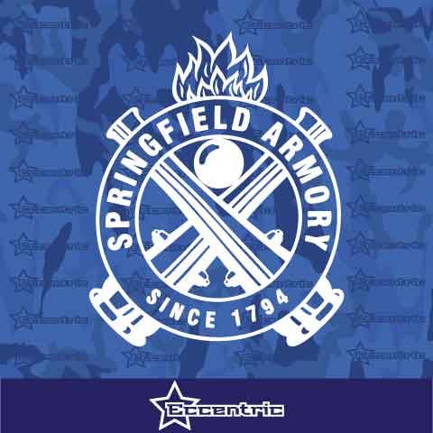 Springfield Armory Decal Car Truck Window Sticker Laptop Vinyl ...